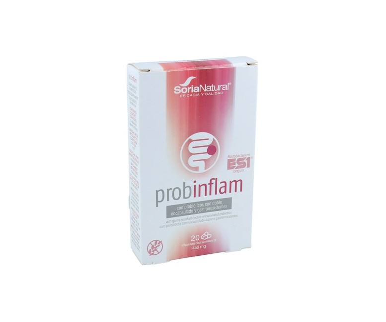 Probinflam 20cap: Equilibrio Digestivo Sin Gluten - Soria Natural