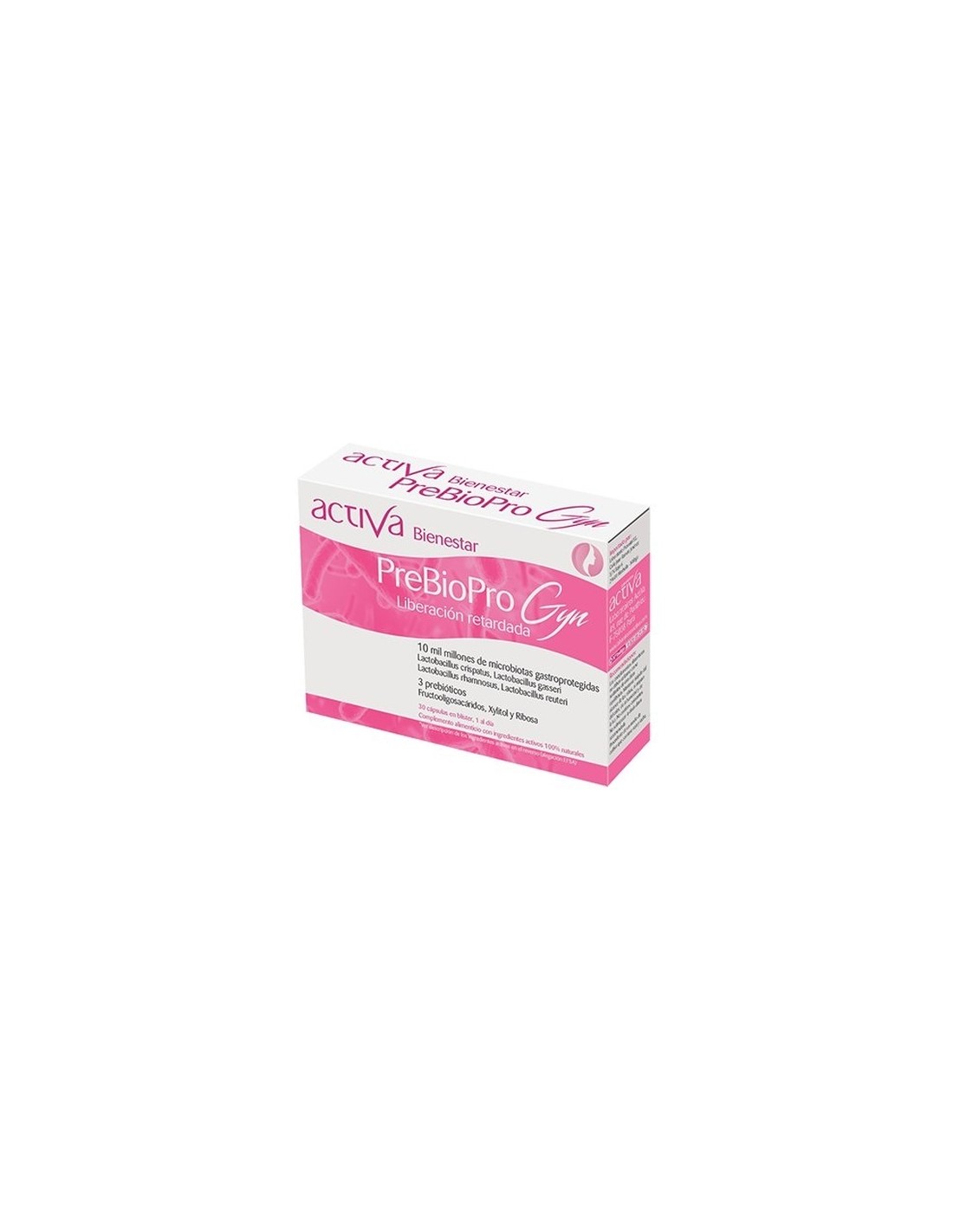 Bienestar prebiopro gyn 30 cápsulas vegetales Activa